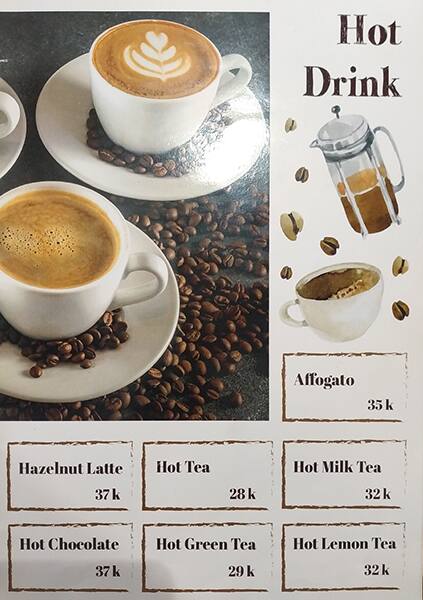 Menu at MOS Cafe, South Jakarta, Summitmas II Building