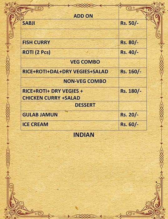 Menu of Himalayan Bowl, Marathahalli, Bangalore