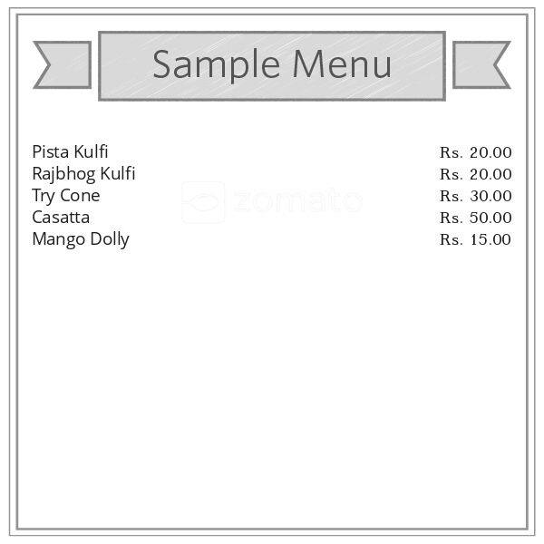 Menu of Shiv Sagar Dairy, Chembur, Mumbai
