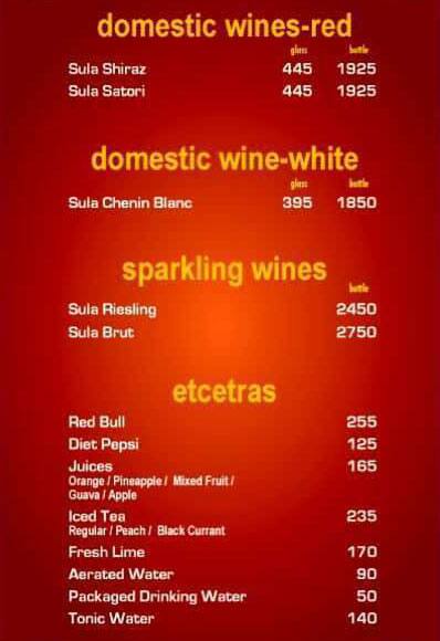 Menu at Jughead's The Unrestaurant, Mumbai, Shop No.101