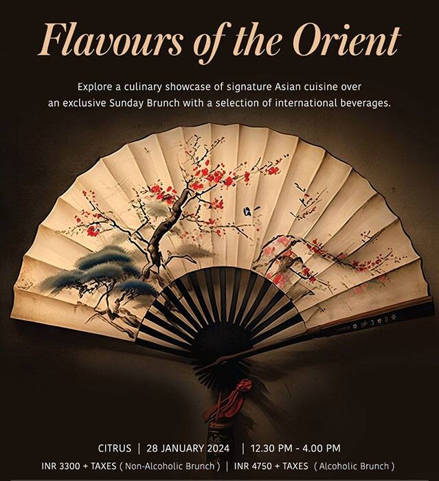 Menu of Citrus - The Leela Palace, Old Airport Road, Bangalore