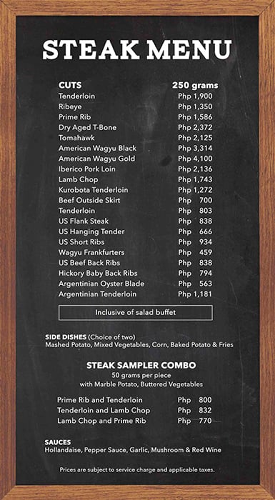 Menu at Misto At Seda BGC restaurant, Taguig