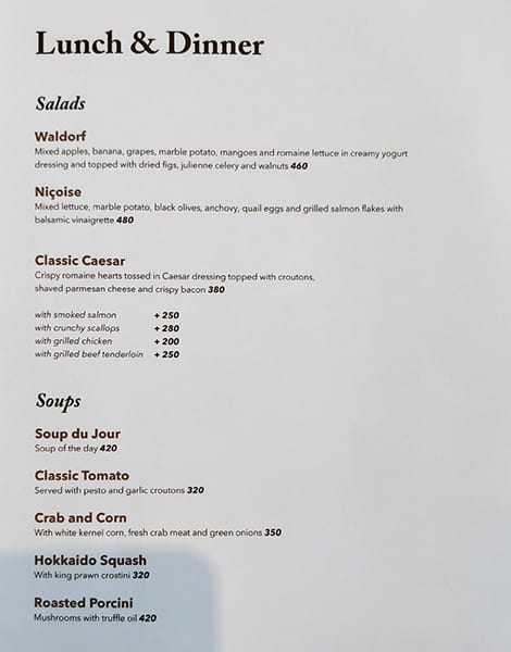 Menu at Misto At Seda BGC restaurant, Taguig