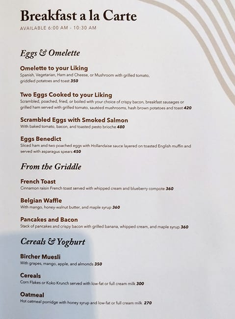 Menu at Misto At Seda BGC restaurant, Taguig