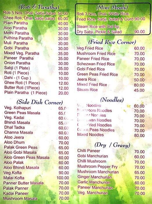 Chaat @ Adyar Menu, Menu for Chaat @ Adyar, Adyar, Chennai - Zomato