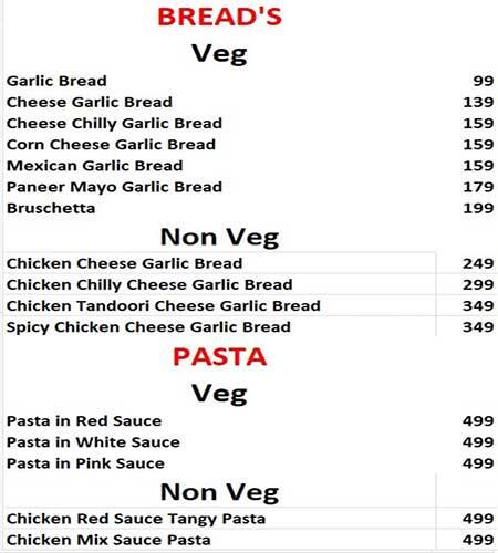 Menu of Flavours 24 x 7, Borivali West, Mumbai