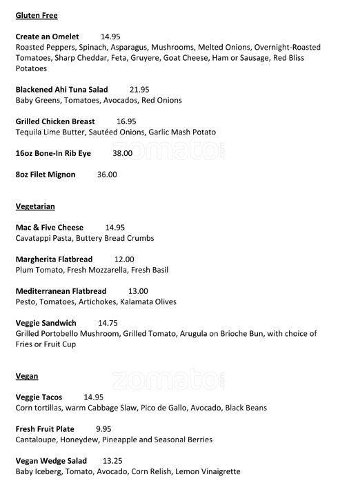 Menu at Hilton Americas-Houston cafe, Houston