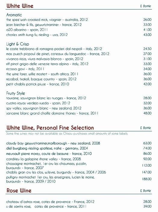 Menu at Gochisou sushi and bento restaurant, London, Unit 1B