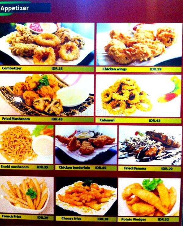 Menu at Incognito restaurant, Jakarta, Emporium Pluit Mall