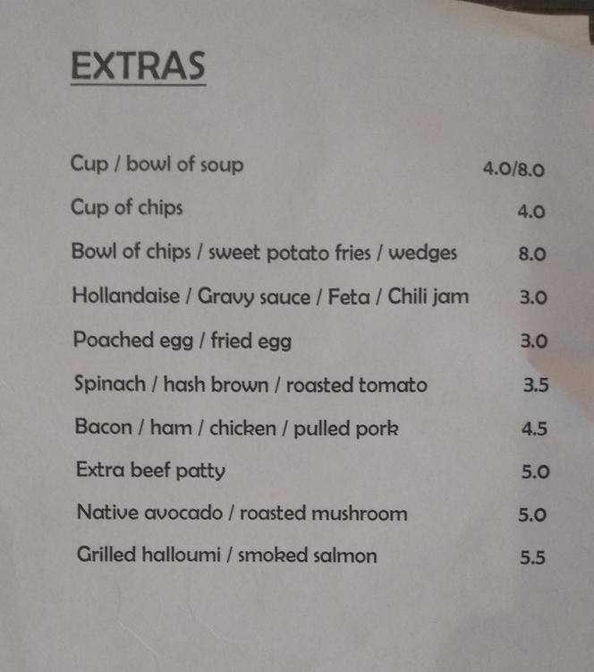Menu at Le Cirque cafe, Docklands, 27 Star Cres