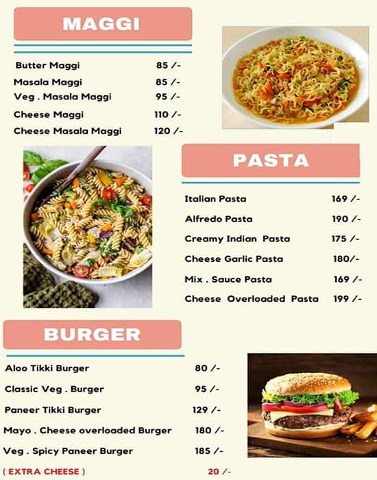 Menu at Nano Meals, Gandhinagar