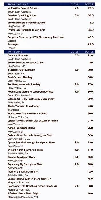 Menu at midway tavern restaurant, Rosewater