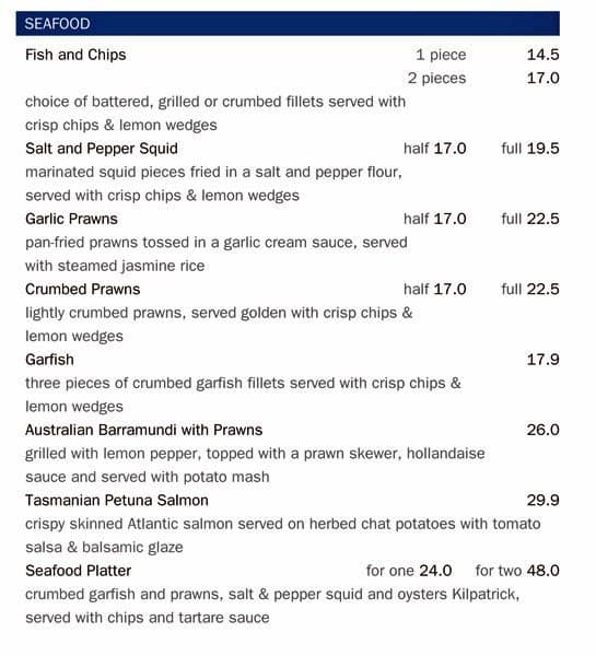Menu at midway tavern restaurant, Rosewater