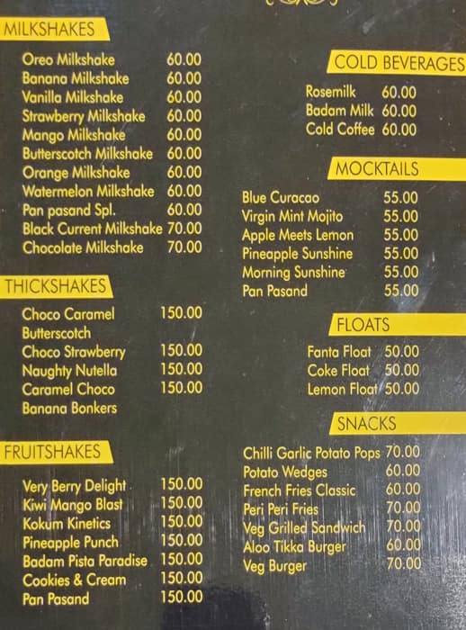 Menu at Decoction Tea Bar, Hyderabad, Nacharam main road