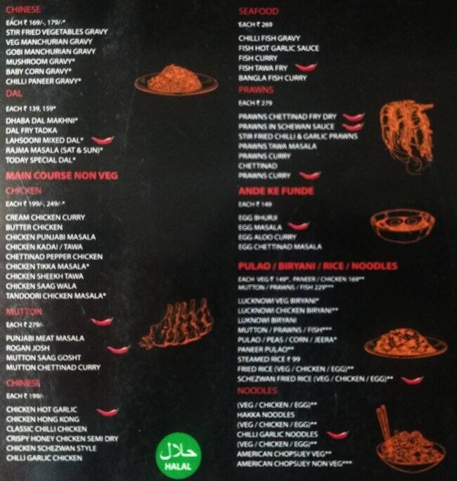 Dhabba On Wheels Menu, Menu for Dhabba On Wheels, Okkiyampet, Chennai ...