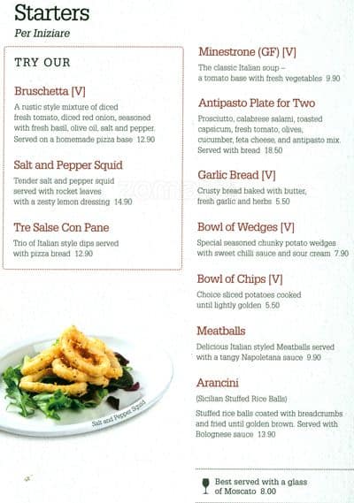 Menu at La Porchetta restaurant, Craigieburn, Craigieburn Plaza Shop 42