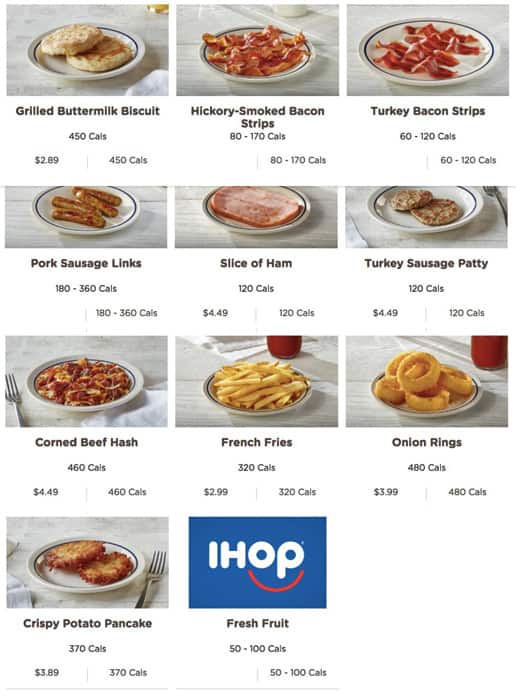 Menu at IHOP restaurant, San Francisco, 200 Beach St