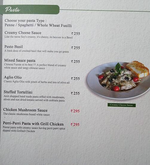 Menu at Delhi Green Chilli, Ghaziabad