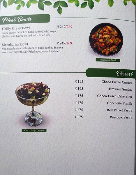 Menu at Delhi Green Chilli, Ghaziabad