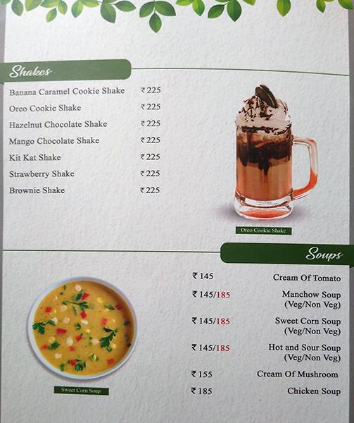 Menu at Delhi Green Chilli, Ghaziabad