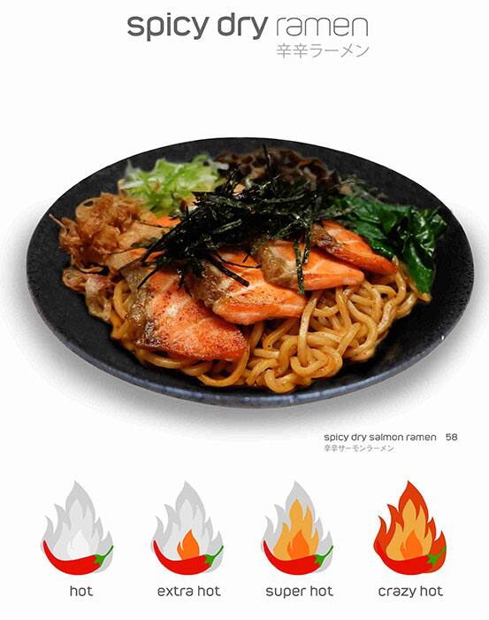 Menu at Sekai Ramen & Sushi restaurant, Tangerang