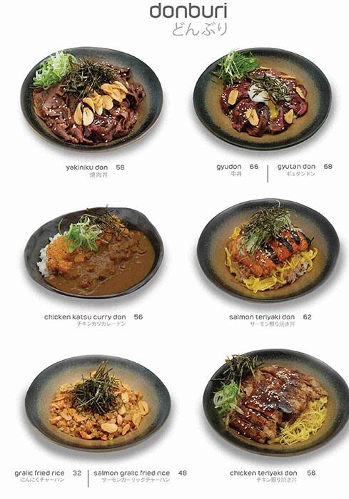 Menu at Sekai Ramen & Sushi restaurant, Tangerang