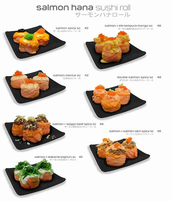 Menu at Sekai Ramen & Sushi restaurant, Tangerang