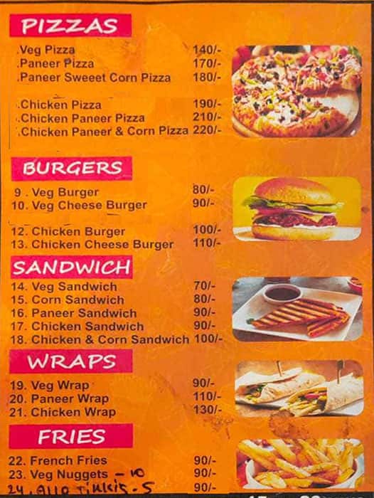Menu of Tfc - Tasty Food Court, Narapally, Hyderabad