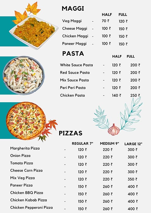 Menu of Foodland, Tilak Nagar, New Delhi