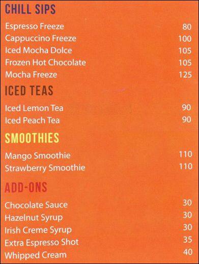 Menu at Mad Over Donuts, Chennai, Mad Over Donuts, Unit # S 41, 2 nd ...