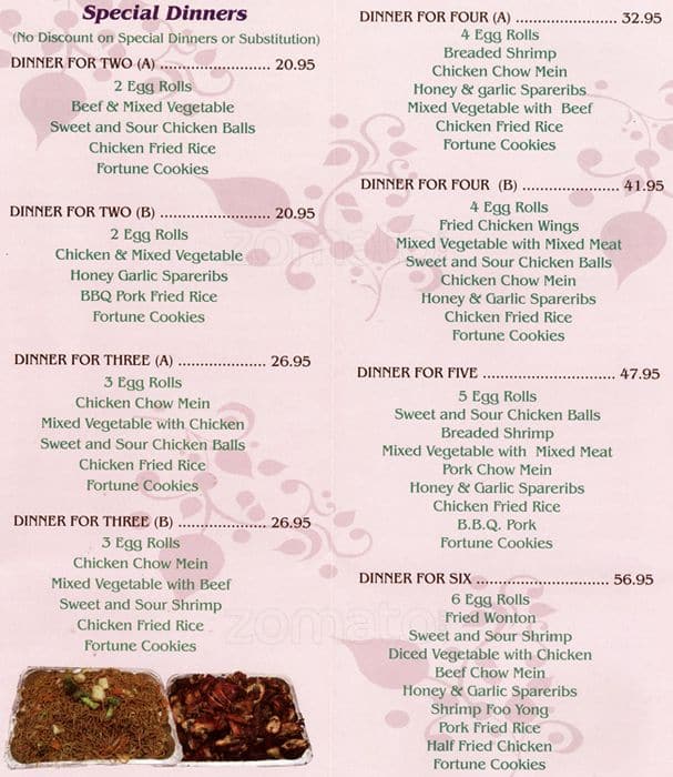 Menu at Benab Family Restaurant, Mississauga