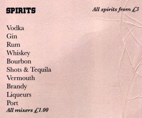 Menu at The Rocket pub & bar, London, 11-13 Churchfield Rd