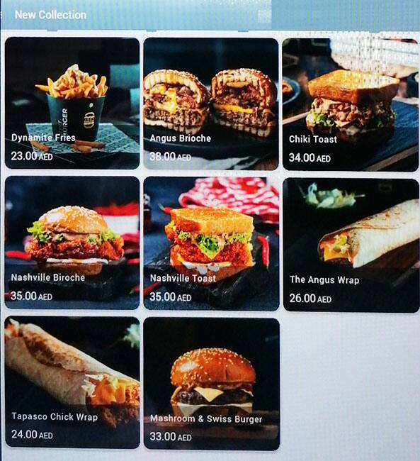 Menu at Just Burger, Al Hilli cafe, Al Ain