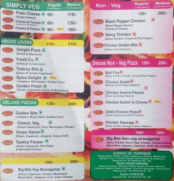 Pizza Day Menu, Menu for Pizza Day, Palam, New Delhi - Zomato