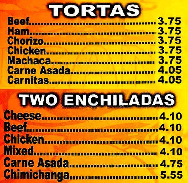 Menu at Alberto's Mexican Food restaurant, Oceanside, Frazee Rd #6152