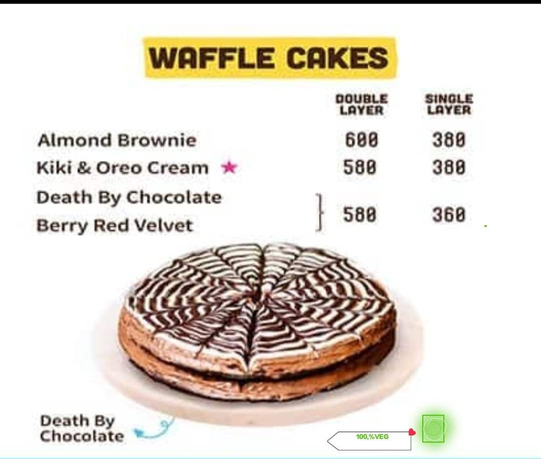 Menu of FM Waffles, Vejalpur, Ahmedabad