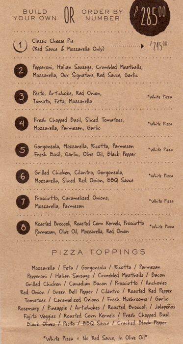 Project Pie Menu, Menu for Project Pie, Addition Hills, Mandaluyong ...