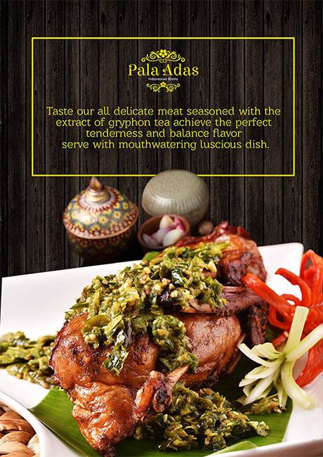 Menu at Pala Adas, Jakarta, Crown Golf Boulevard