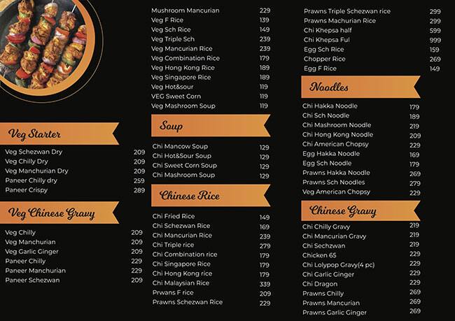 Menu of Combo King, Mumbai Central, Mumbai