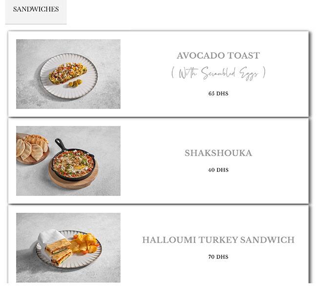 Menu of D'lish, Al Quoz, Dubai