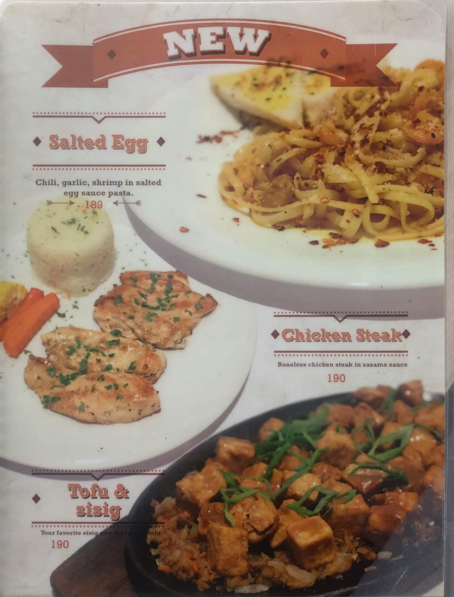 Menu at Brickfire steakhouse, Quezon City, Esteban Abada St
