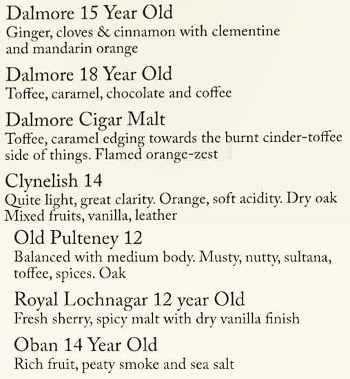 Menu at Bothy Glasgow restaurant, Glasgow