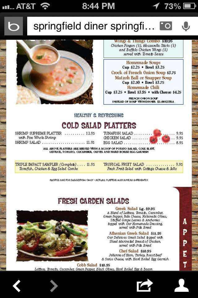 Springfield Diner, Springfield, Delaware County - Urbanspoon/Zomato