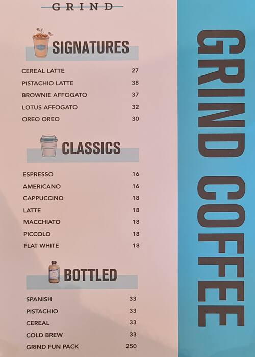 Menu at SALT Kite Beach restaurant, Dubai, Kite Beach - Street 2 C