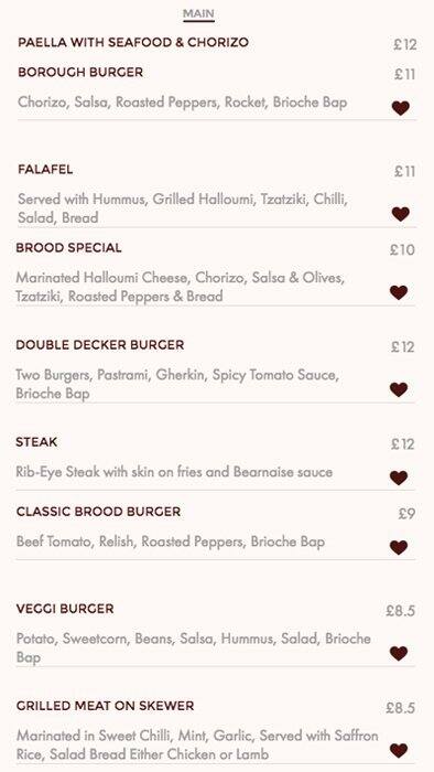 Cafe Brood Menu, Menu for Cafe Brood, London Bridge, London - Zomato UK