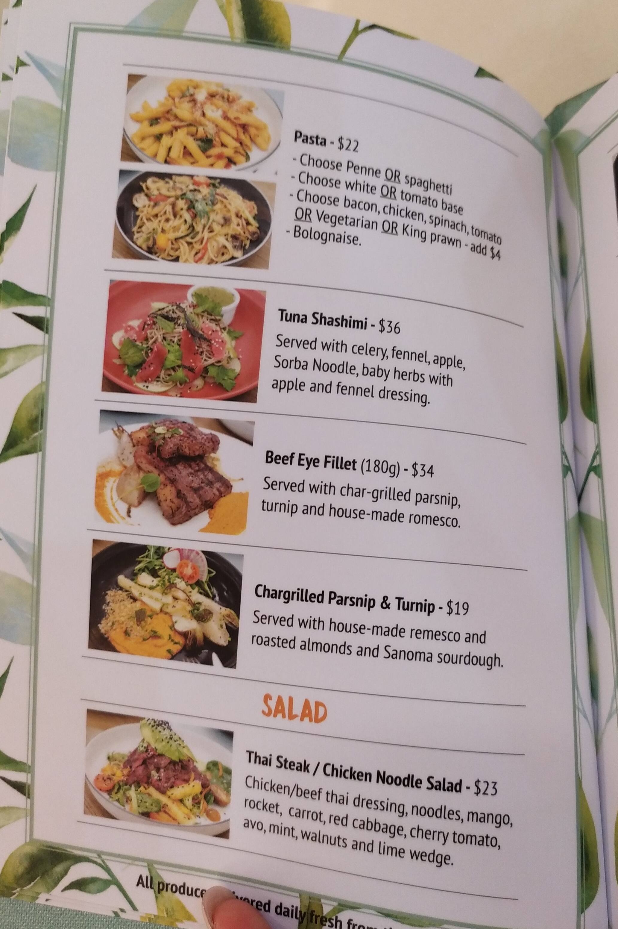 Menu at SUGAR 'N SPICE restaurant, Chatswood