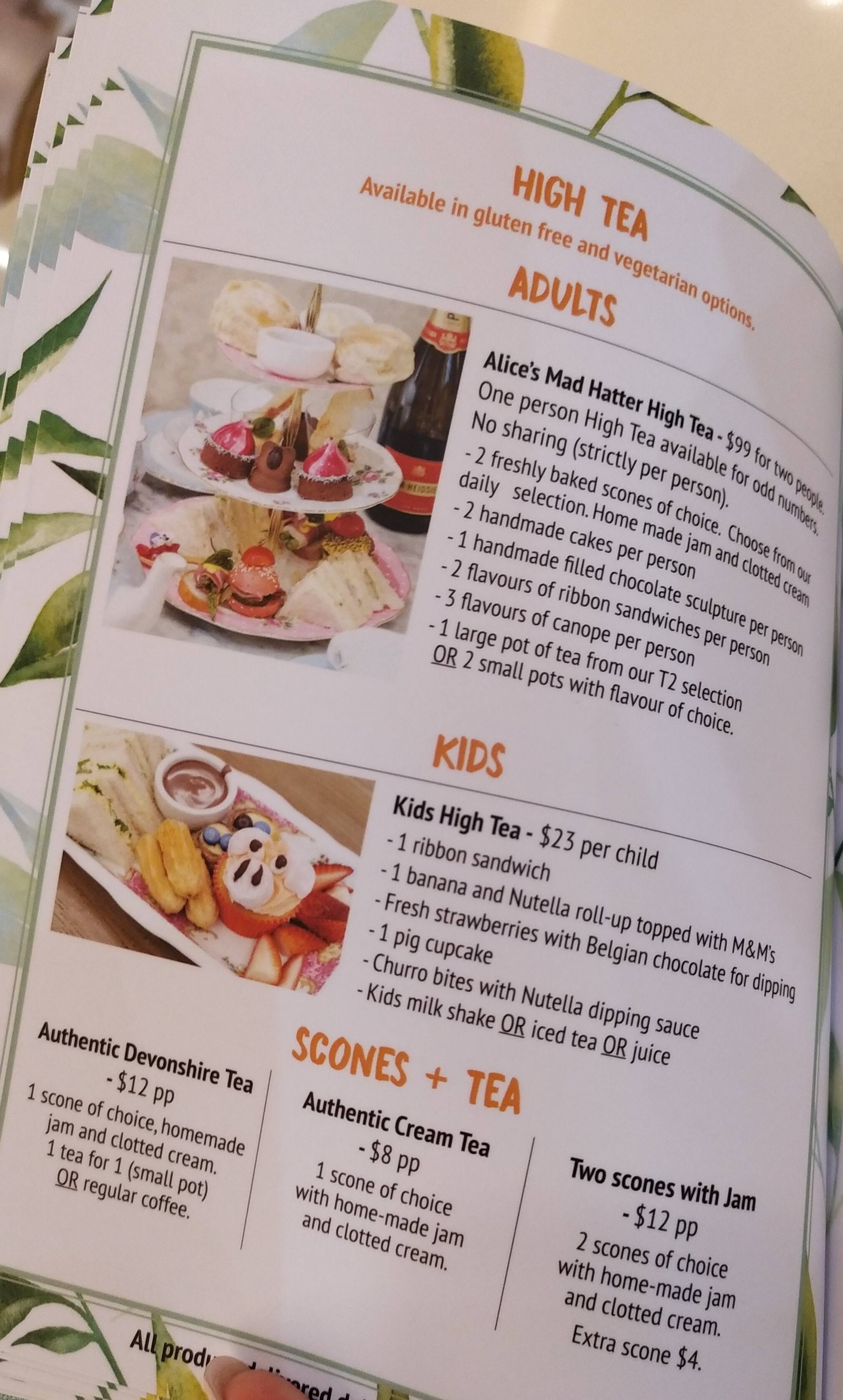 Menu at SUGAR 'N SPICE restaurant, Chatswood