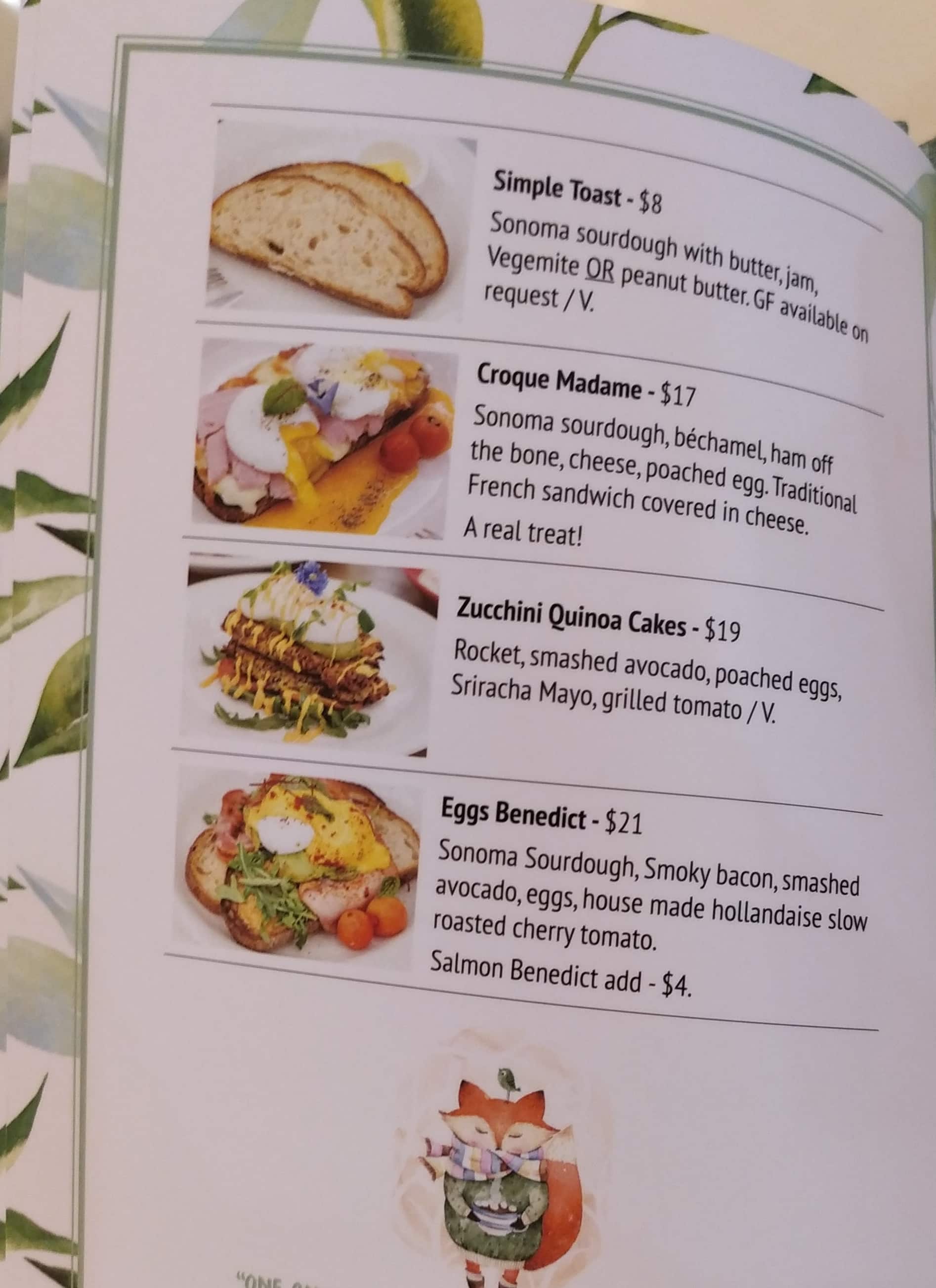 Menu at SUGAR 'N SPICE restaurant, Chatswood