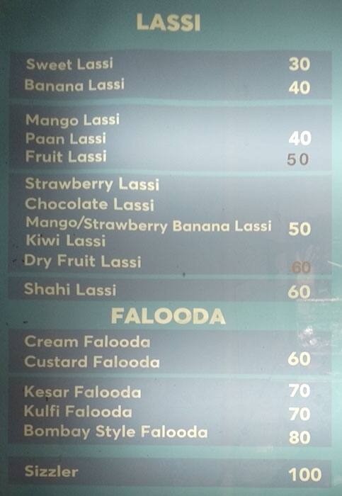 Menu at Lassi House, Bengaluru, Shop 339