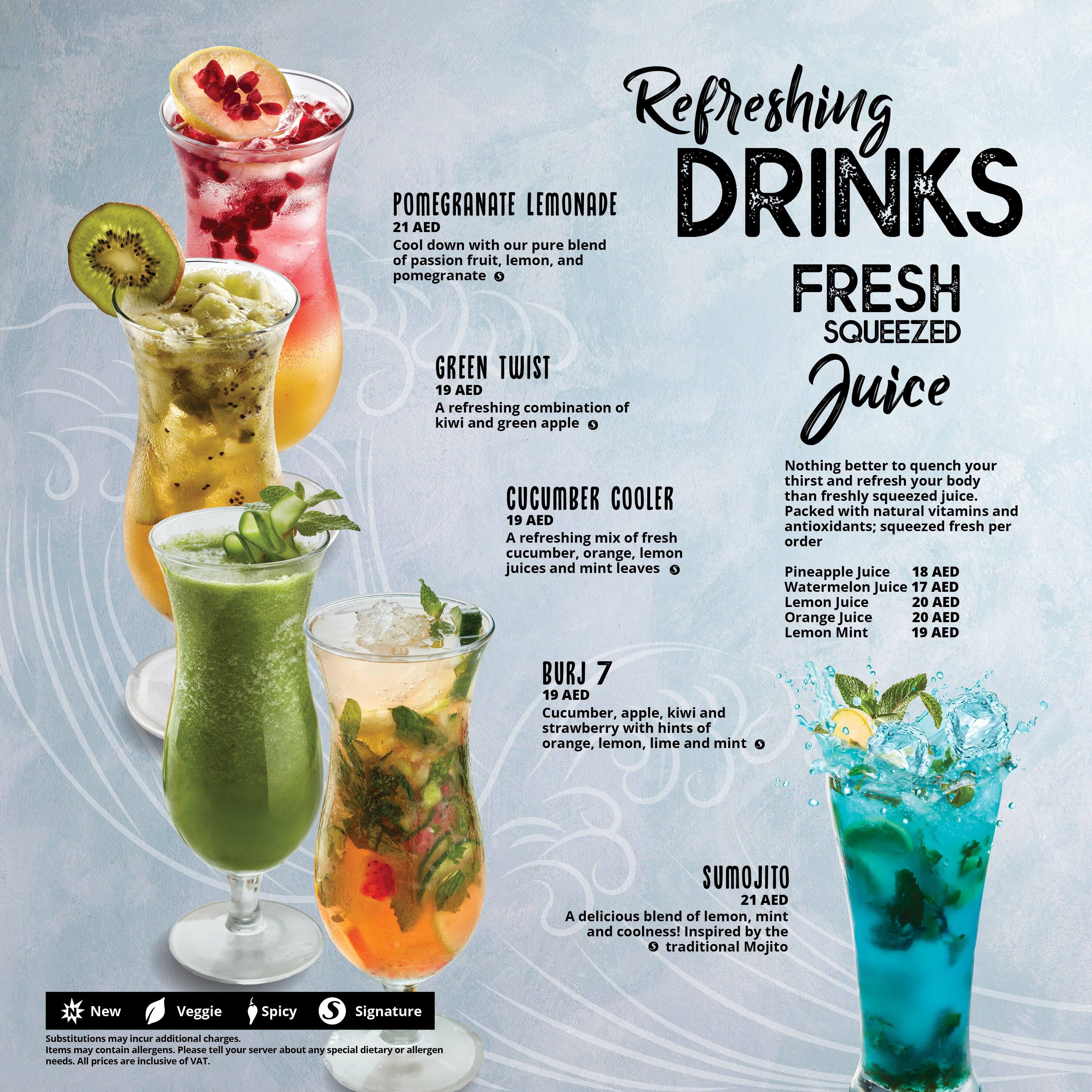 Menu at Sumo Sushi & Bento Masdar restaurant, Abu Dhabi, Master Institute